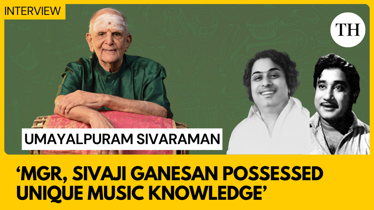 Watch: MGR and Sivaji Ganesan possessed unique music knowledge: Umayalpuram Sivaraman - The Hindu
